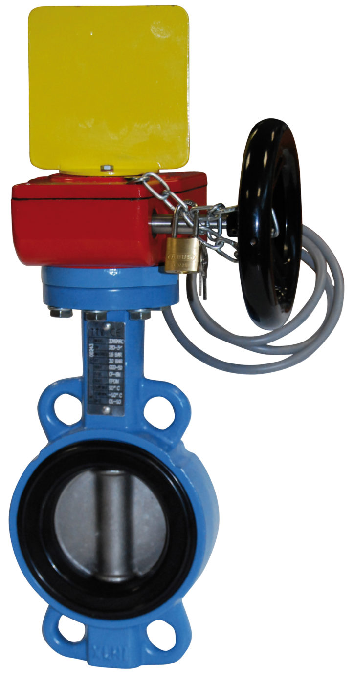 Vente Vanne papillon APSAD CNPP pour réseau incendie PN16 avec Cadenas ...